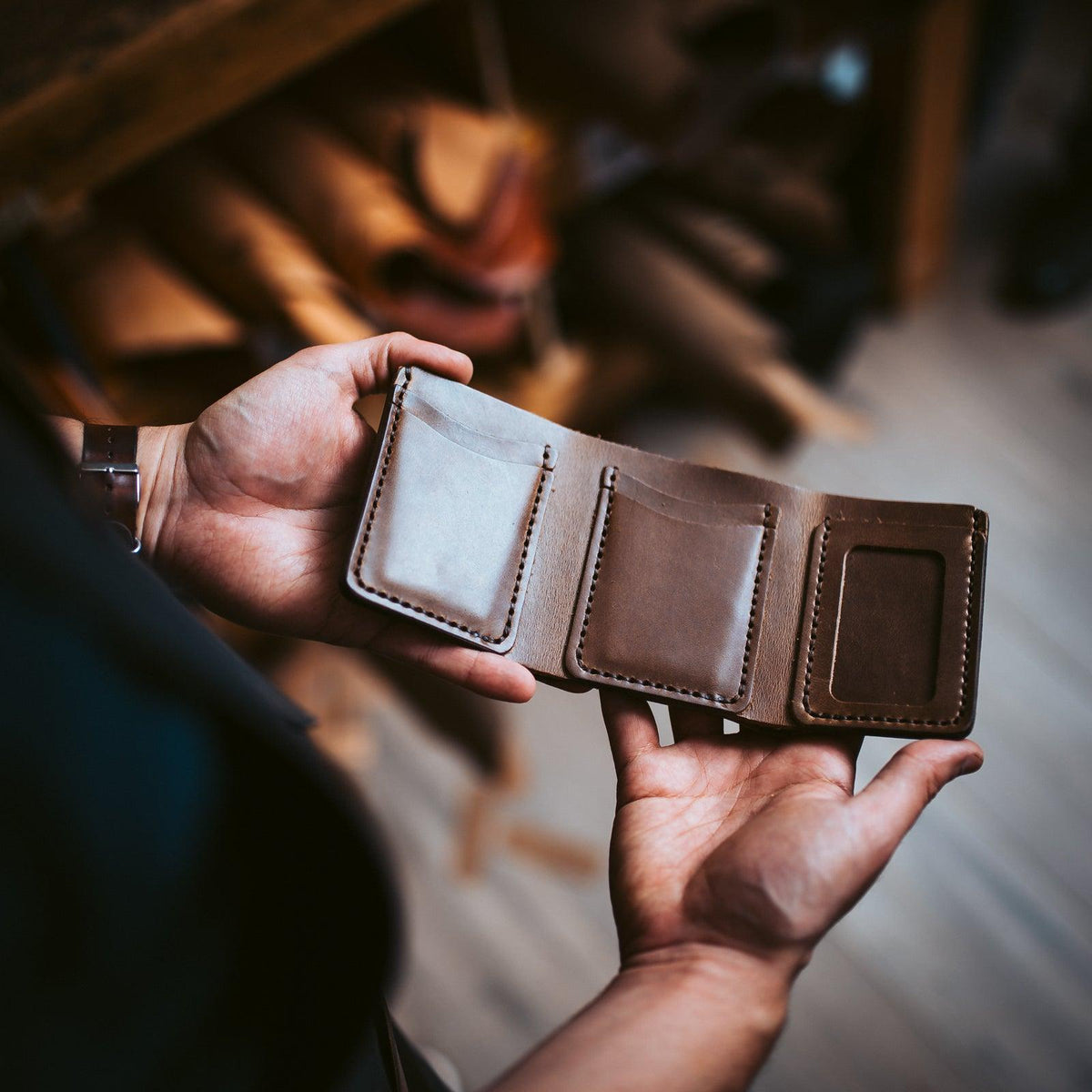 Leather Trifold Wallets - Popov Leather®