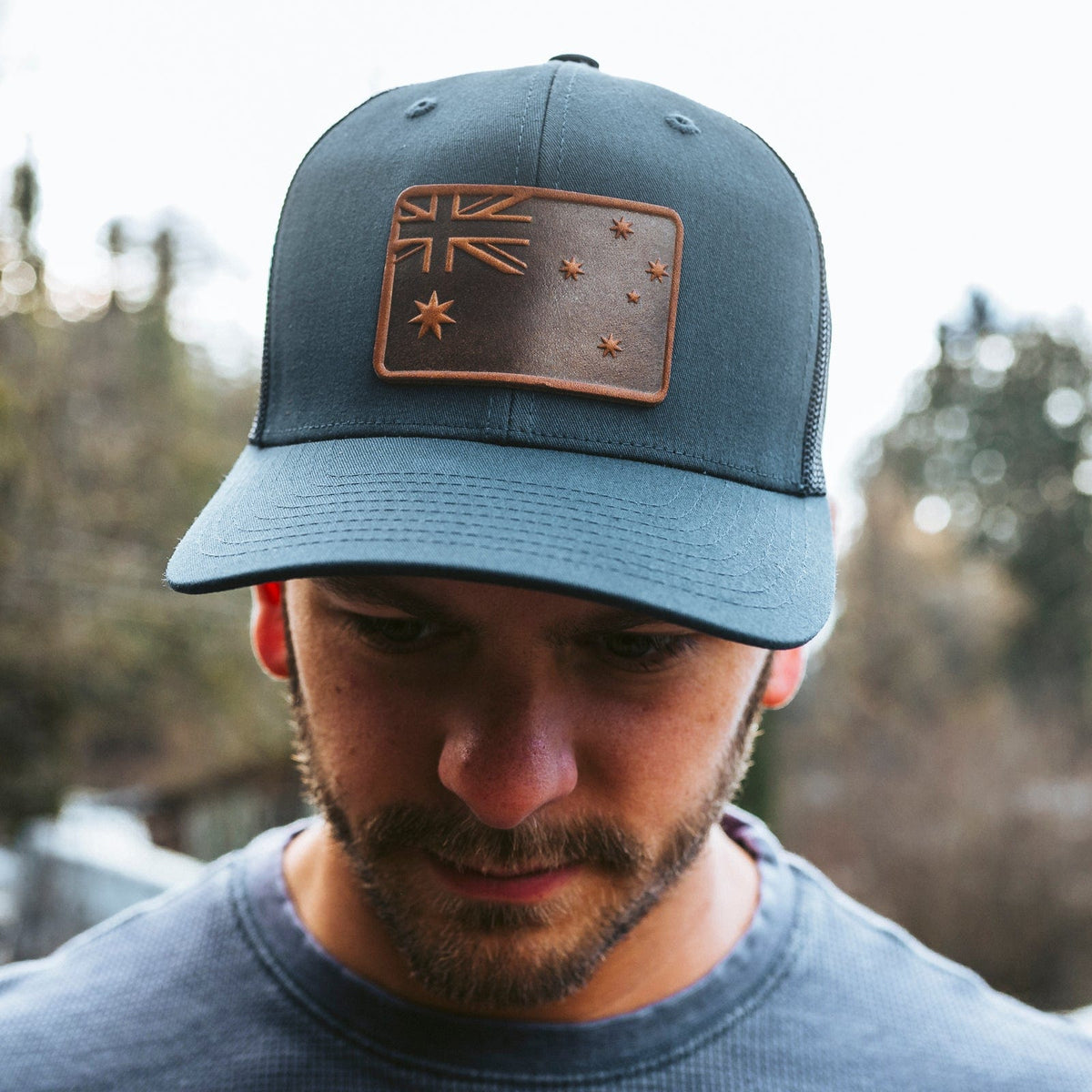 Trucker Hat - Australian Flag - Popov Leather®