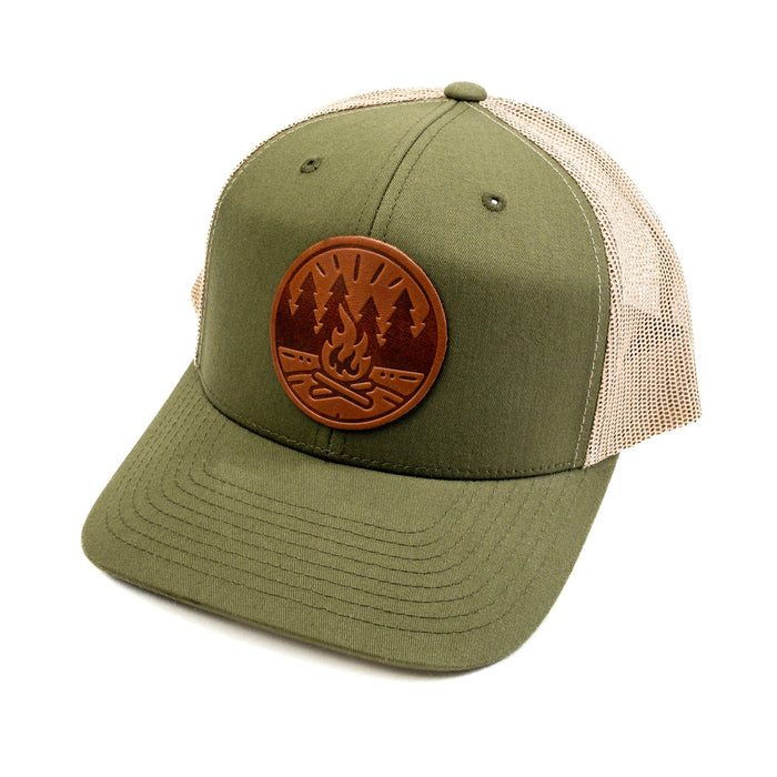 Trucker Hat - Campfire - Coyote Brown - Popov Leather®
