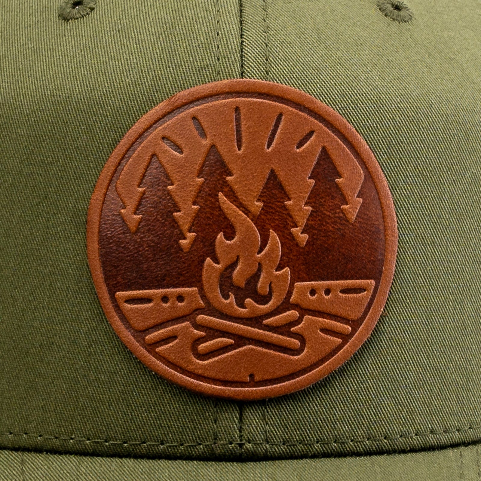Campfire Trucker Hat - Popov Leather®