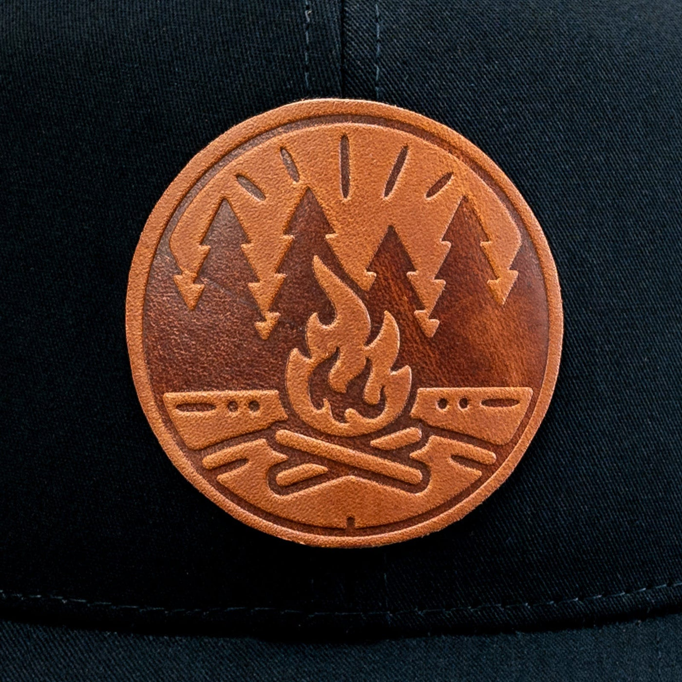 Trucker Hat - Campfire - Charcoal - Popov Leather®