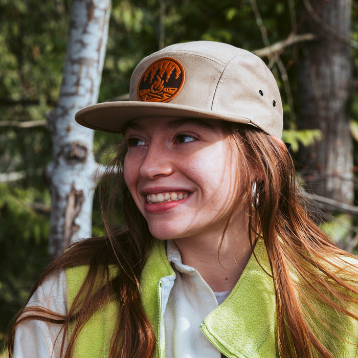 Leather Patch Hat: Embrace Adventure with Our Campfire Cap - Popov Leather®