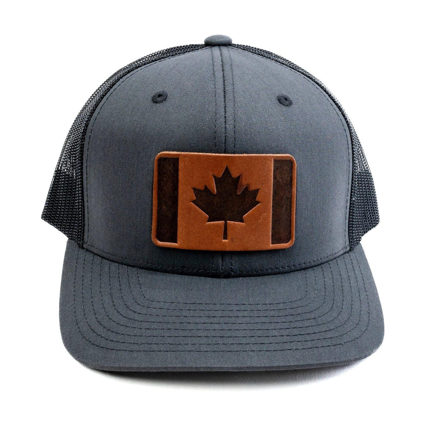 Canadian Flag Trucker Hat - Popov Leather®