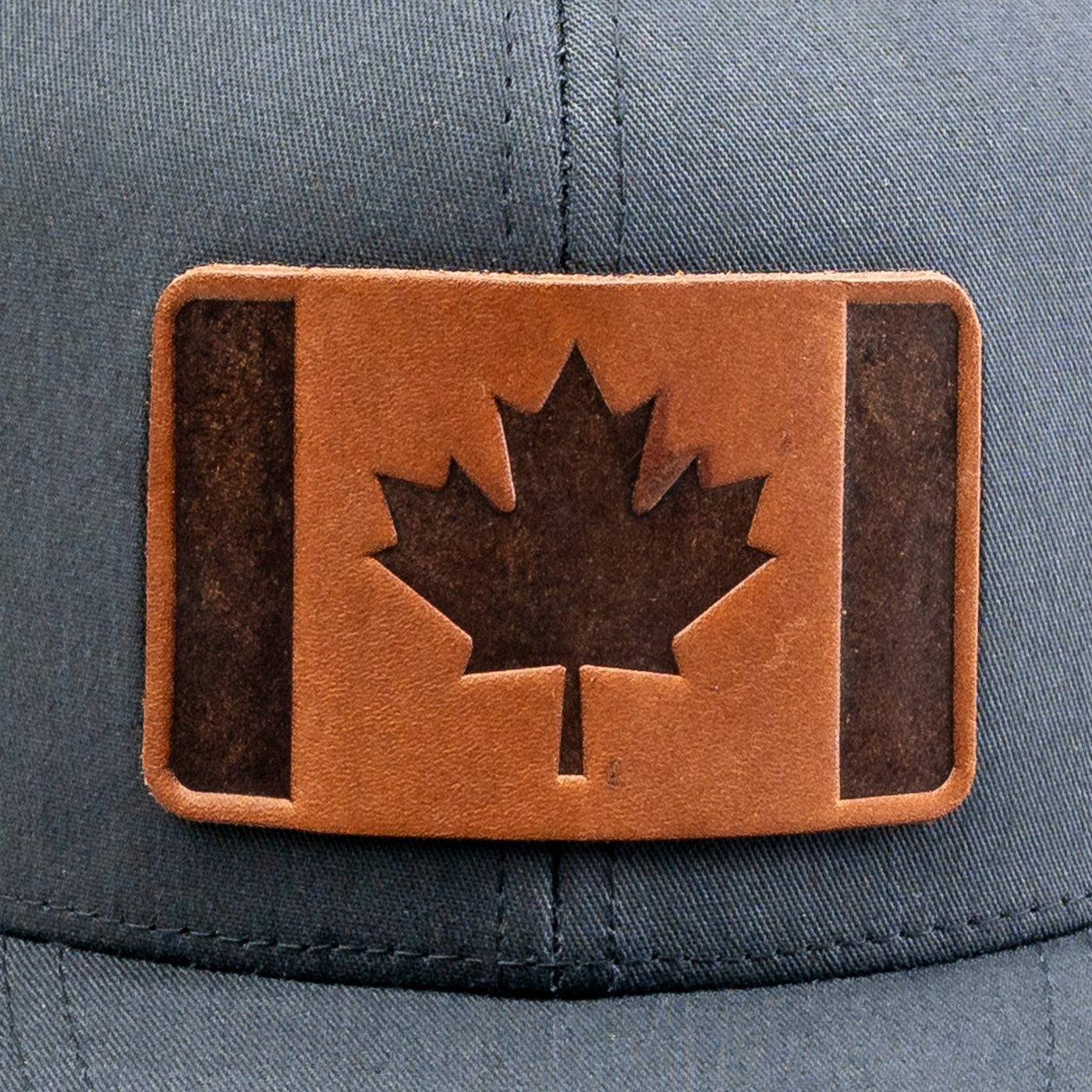 Canadian Flag Trucker Hat - Popov Leather®