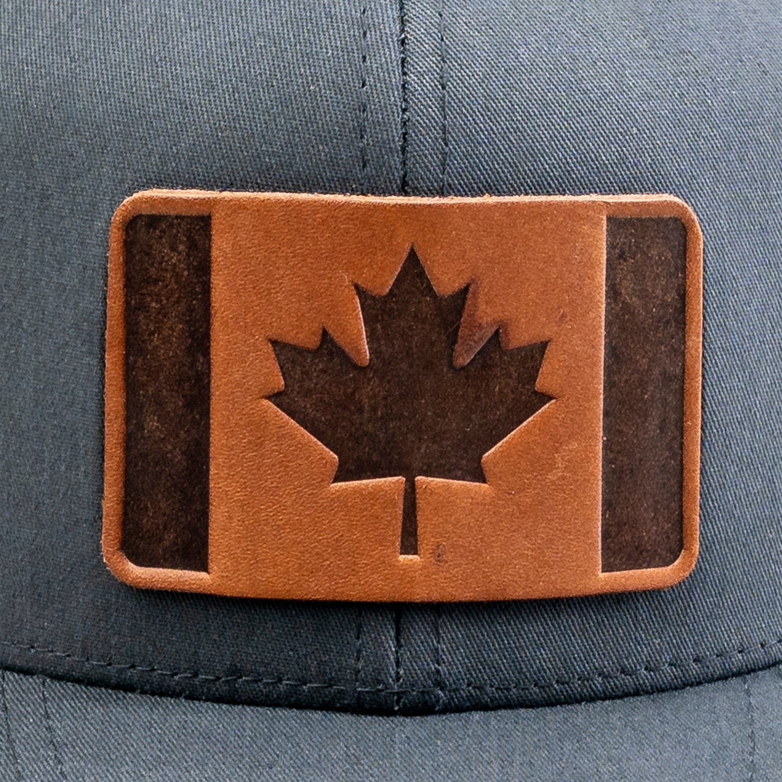 Canadian Flag Trucker Hat - Popov Leather®