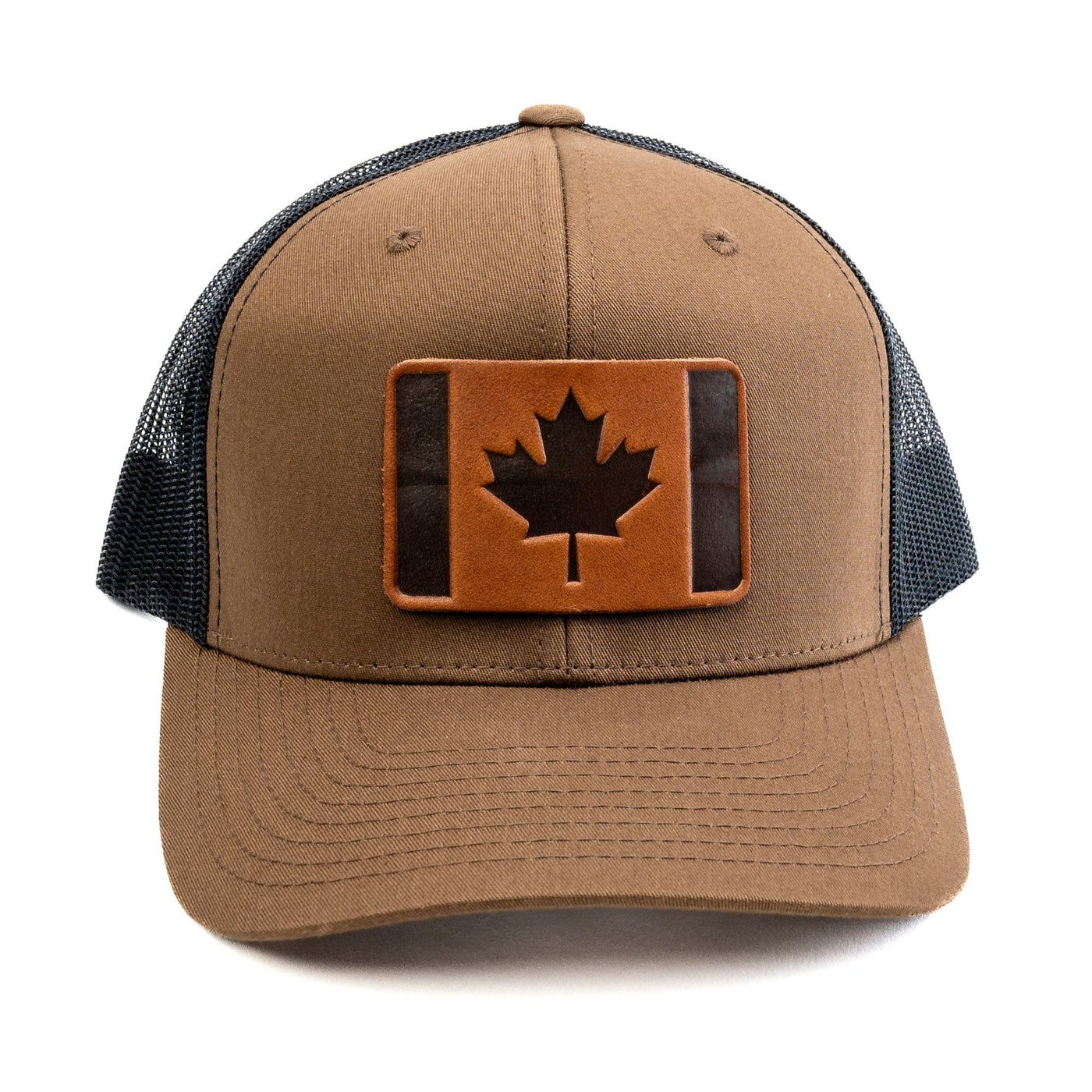 Trucker Hat - Canadian Flag - Charcoal - Popov Leather®