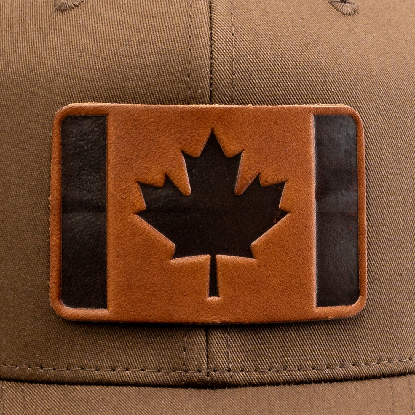 Trucker Hat - Canadian Flag - Black - Popov Leather®