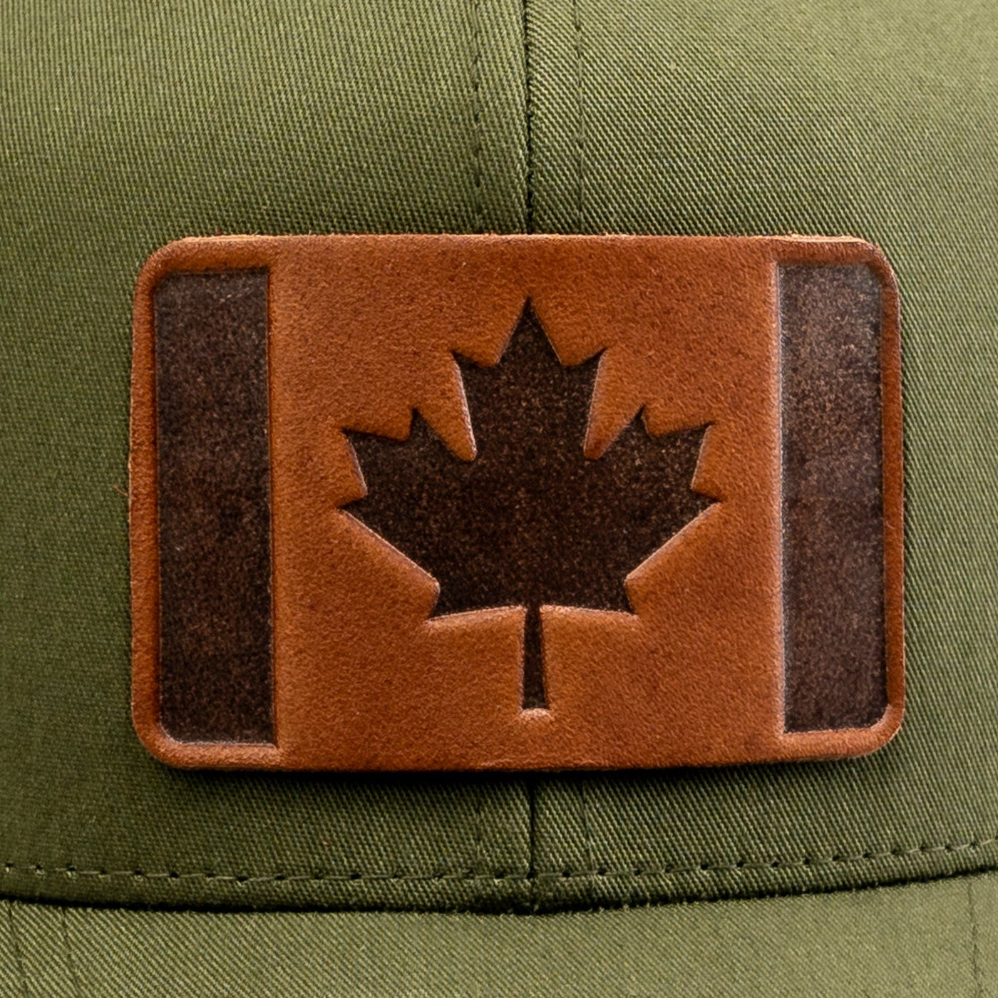 Canadian Flag Trucker Hat - Popov Leather®