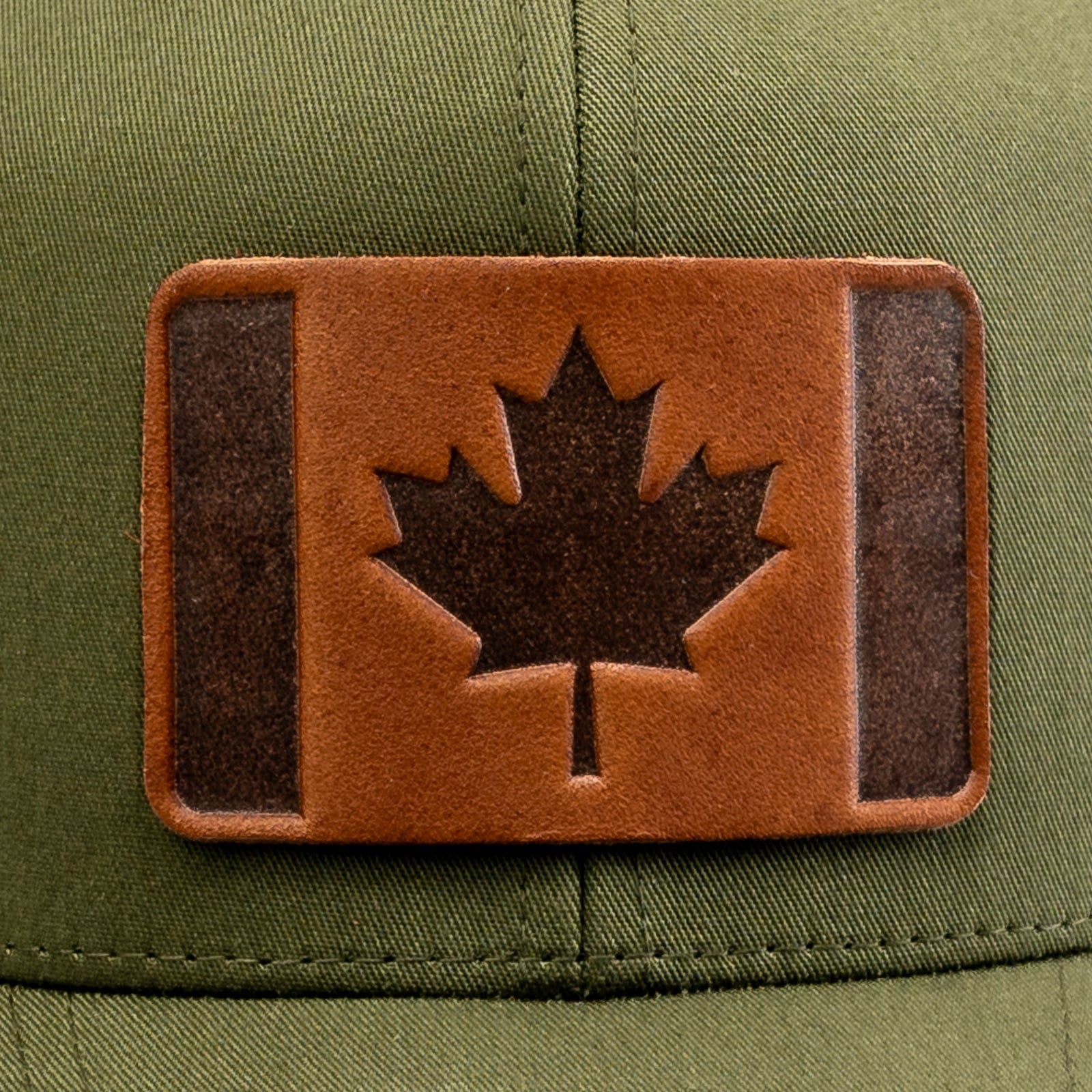 Canadian Flag Trucker Hat - Popov Leather®