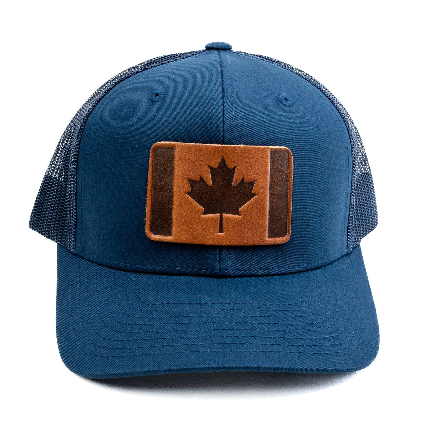 Canadian Flag Trucker Hat - Popov Leather®