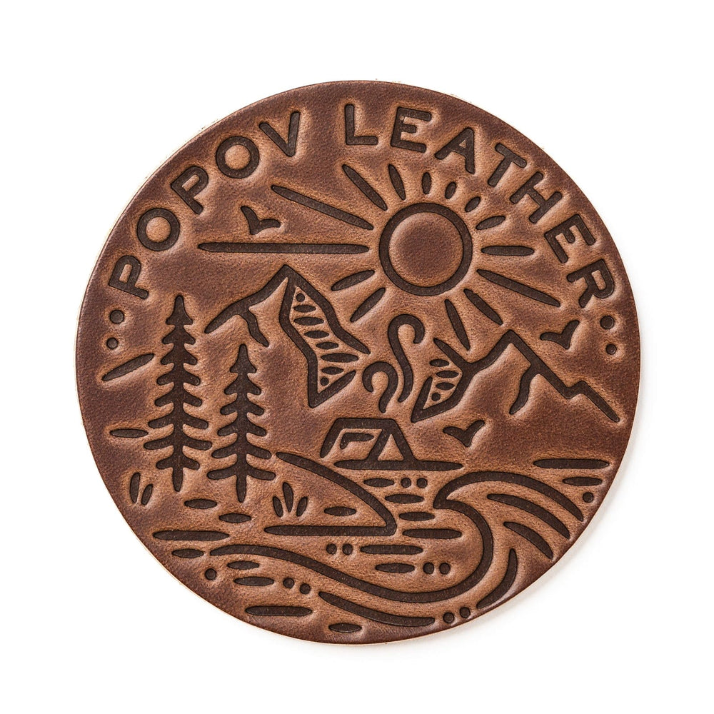 Leather Coasters: Thick and Durable | Popov Leather - Natural - Popov ...