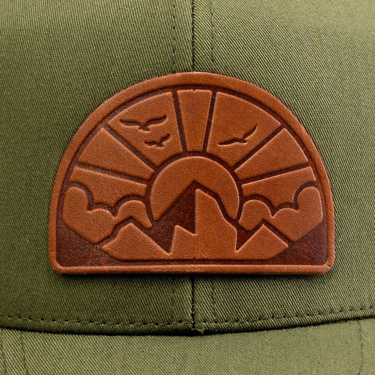 Trucker Hat - Good Morning - Moss Khaki - Popov Leather®