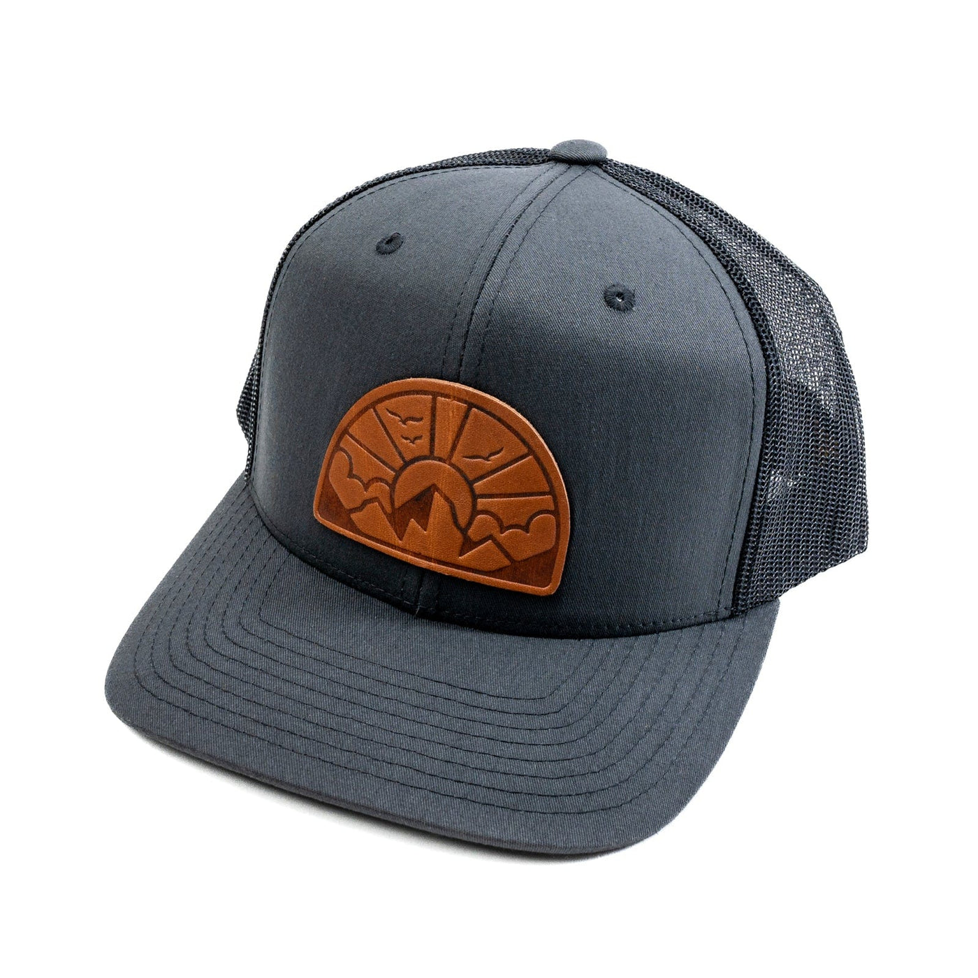 Trucker Hat - Good Morning - Charcoal - Popov Leather®