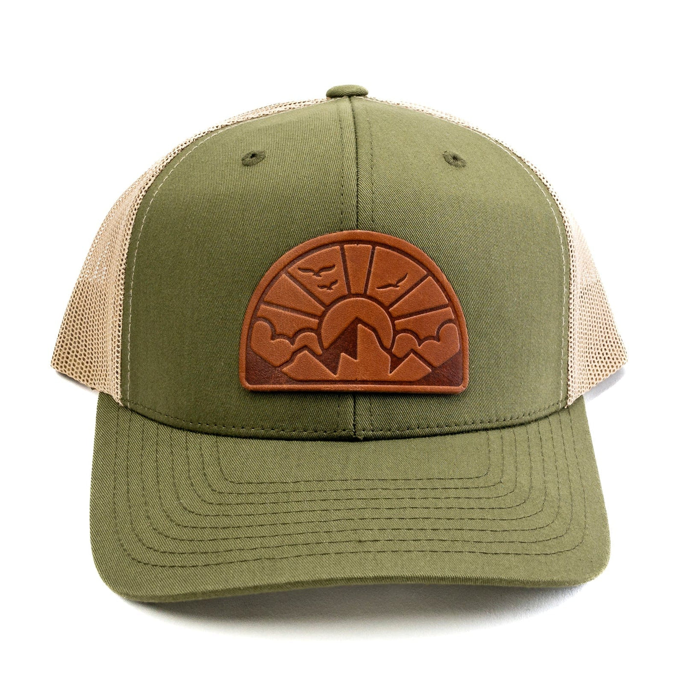 Trucker Hat - Good Morning - Moss Khaki - Popov Leather®
