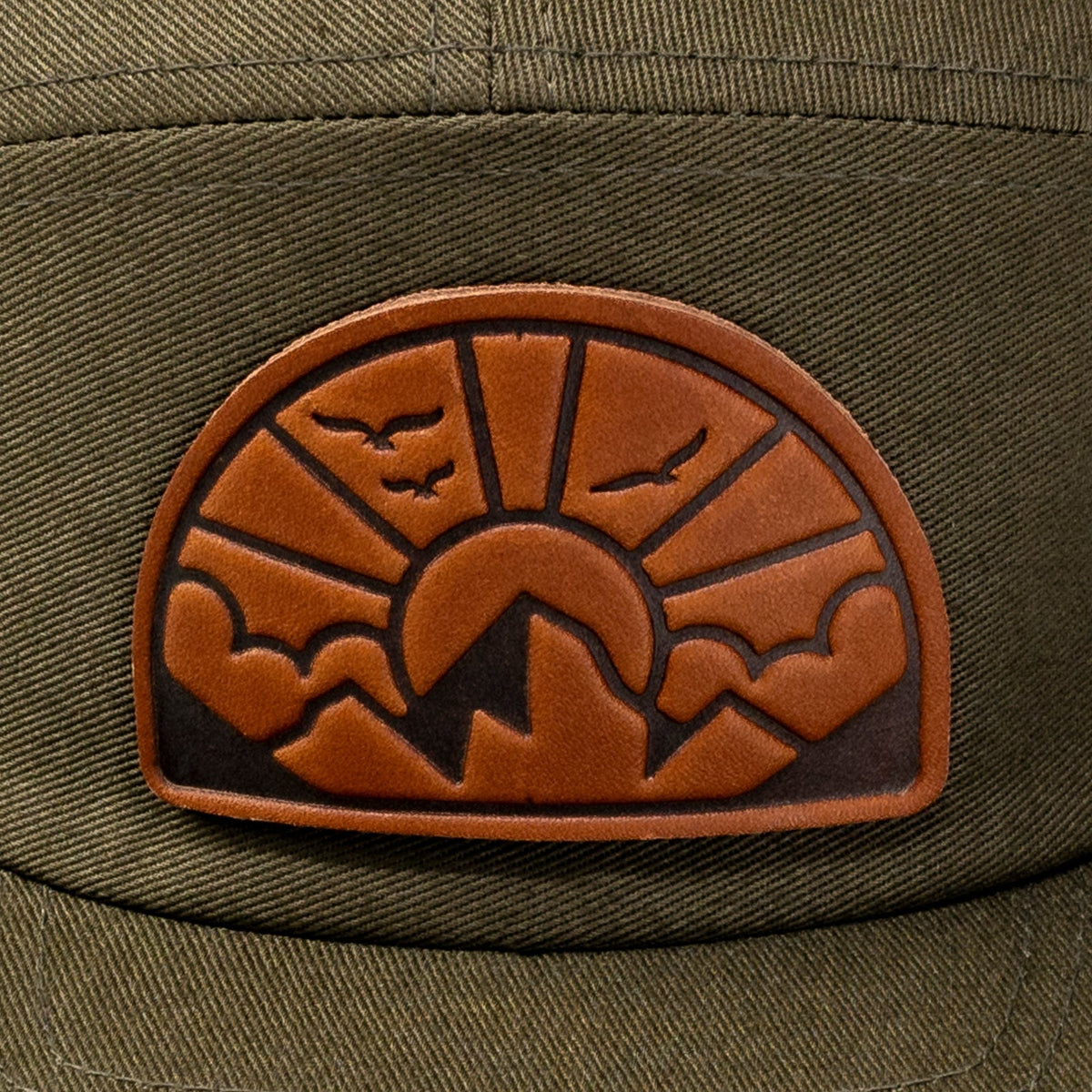 Jockey Hat - Good Morning - Olive - Popov Leather®