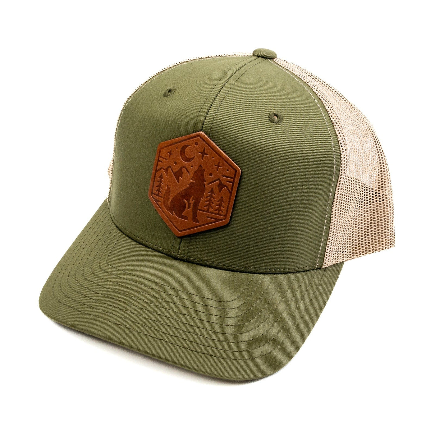 Howling Wolf Trucker Hat - Midnight - Popov Leather®