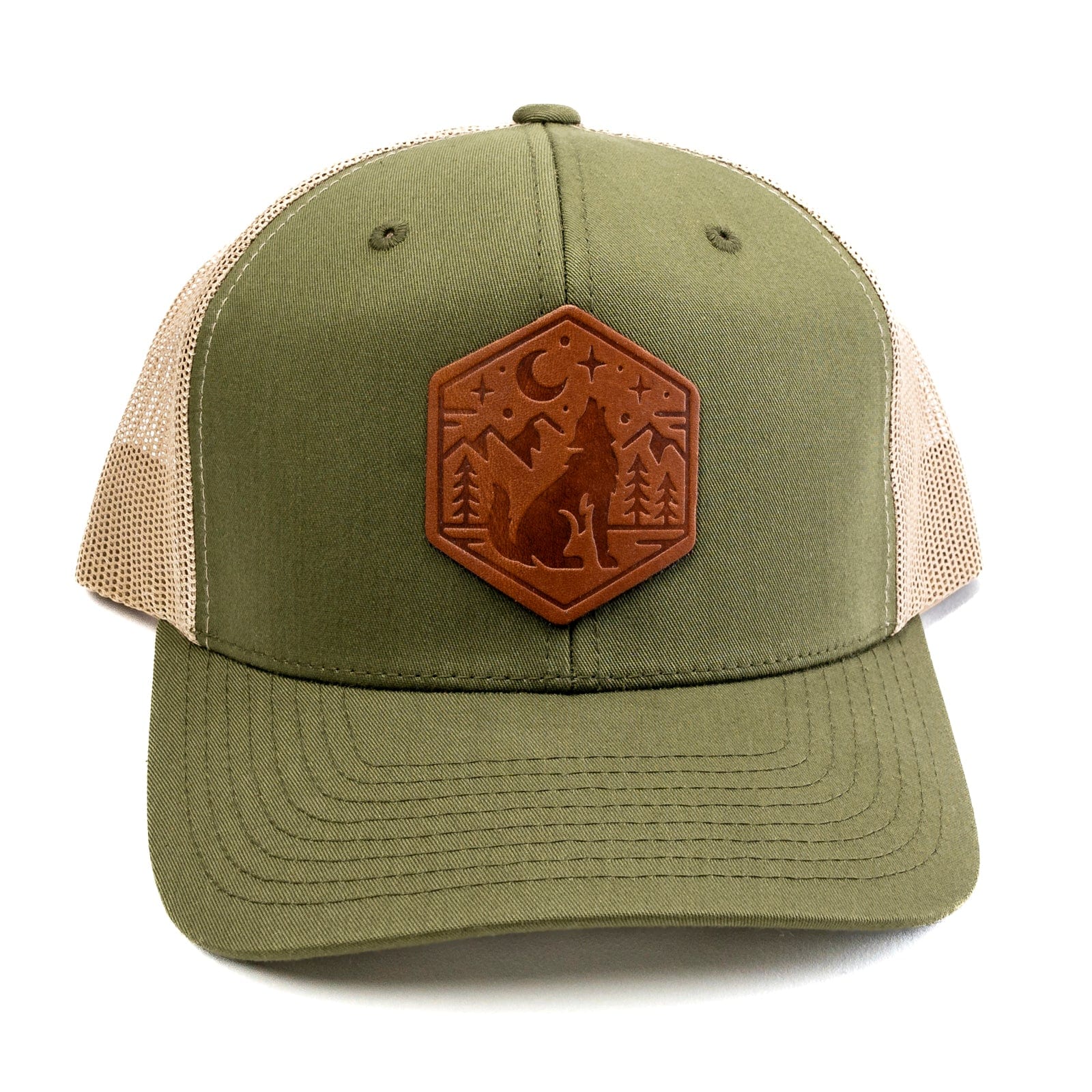 Howling Wolf Trucker Hat - Midnight - Popov Leather®