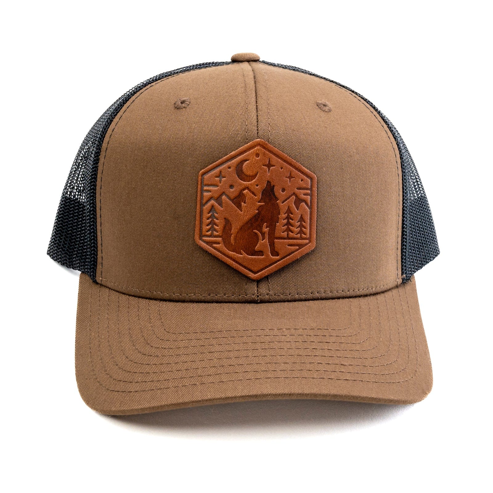 Howling Wolf Trucker Hat - Midnight - Popov Leather®