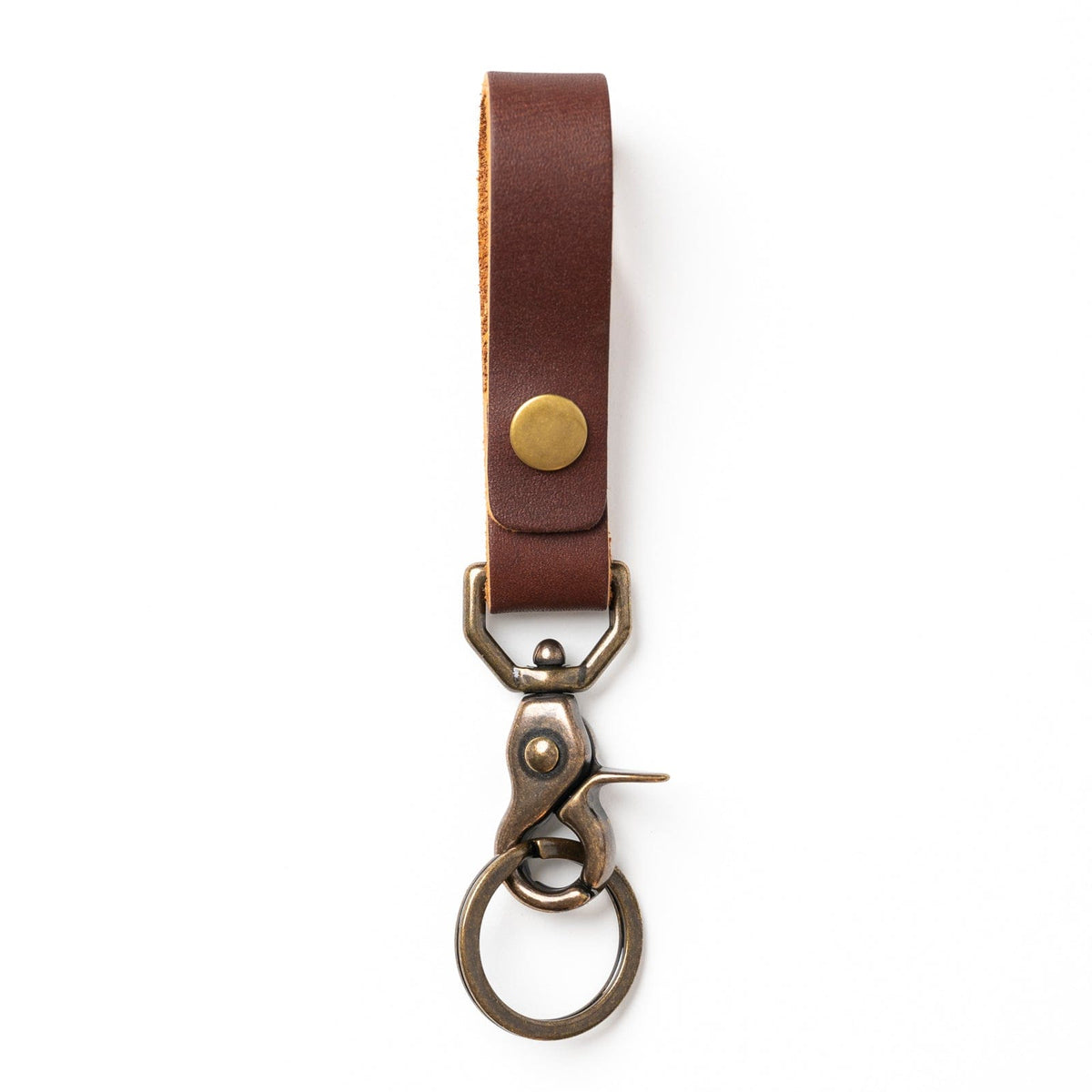 Leather Belt Loop Keychain: Timeless Addition to Your Keys - Popov Leather®
