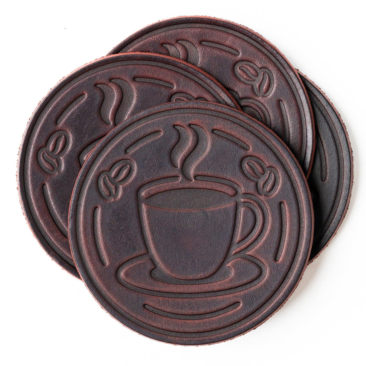 Leather Coasters: A Touch of Elegance for Your Table - Popov Leather®