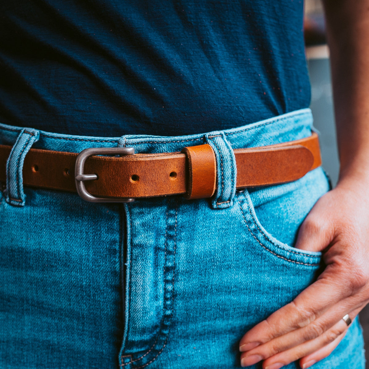 Leather Conway Belt: Where Comfort Meets Sophistication - Popov Leather®