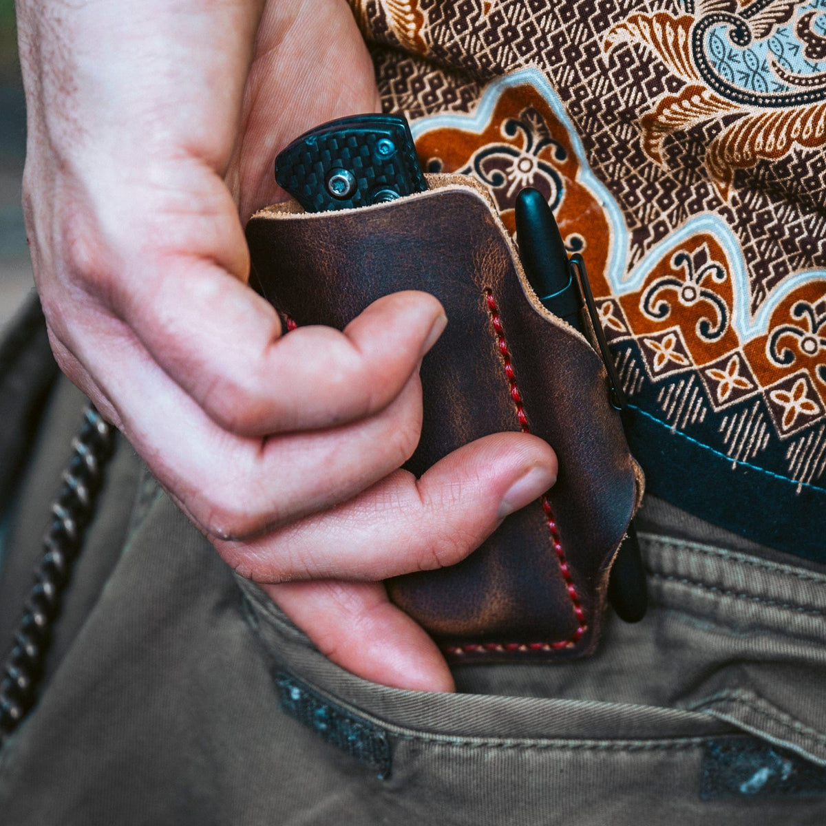 EDC Pocket Armor: Secure Your Essentials in Style - Popov Leather®