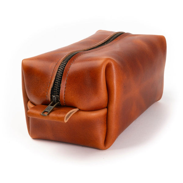 Leather Toiletry Bag: Durable & Perfect for Travel - Popov Leather®