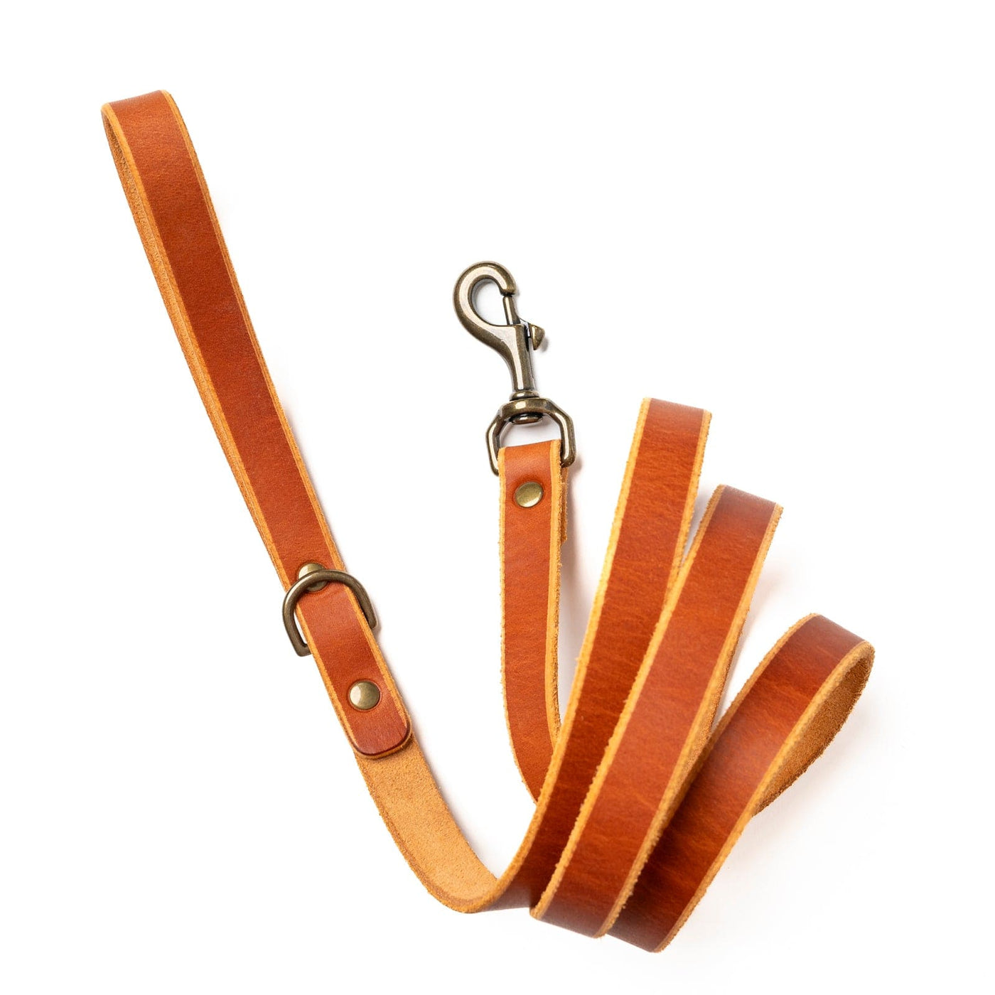 Leather Dog Leashes: Full-Grain Leather with Solid Brass Hardware ...