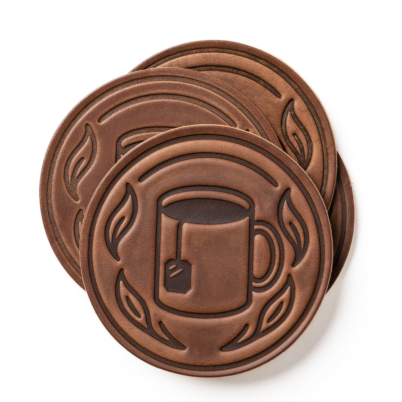 Leather Coasters: A Touch of Elegance for Your Table - Popov Leather®