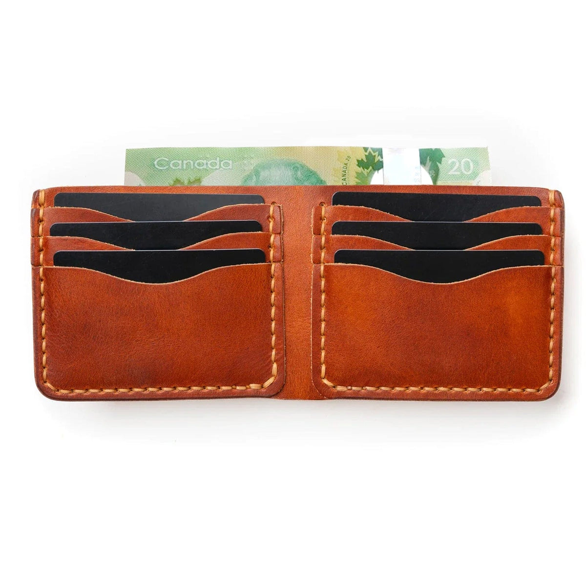 Bifold Leather Wallet - Heritage Brown - Popov Leather®